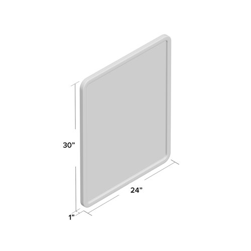 Latitude Run® Ayzen Rectangle Metal Wall Mirror & Reviews | Wayfair